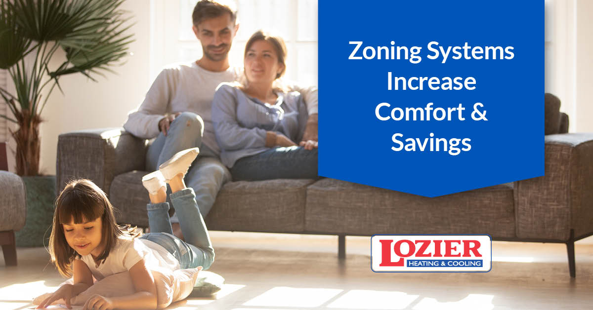 Increase Comfort & Savings With A Zoning System - Lozier