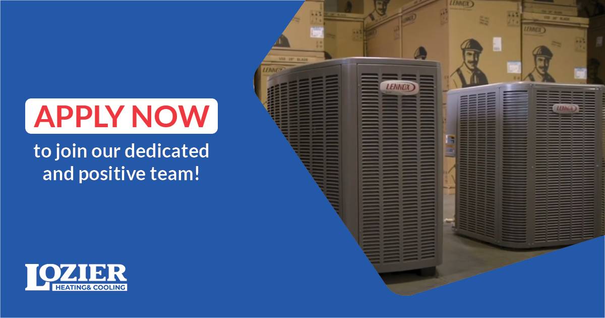 Lozier Heating & Cooling Positions In Des Moines, Iowa